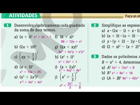 Produtos notáveis Quadrado da diferença de dois termos - Matemática 9º ...