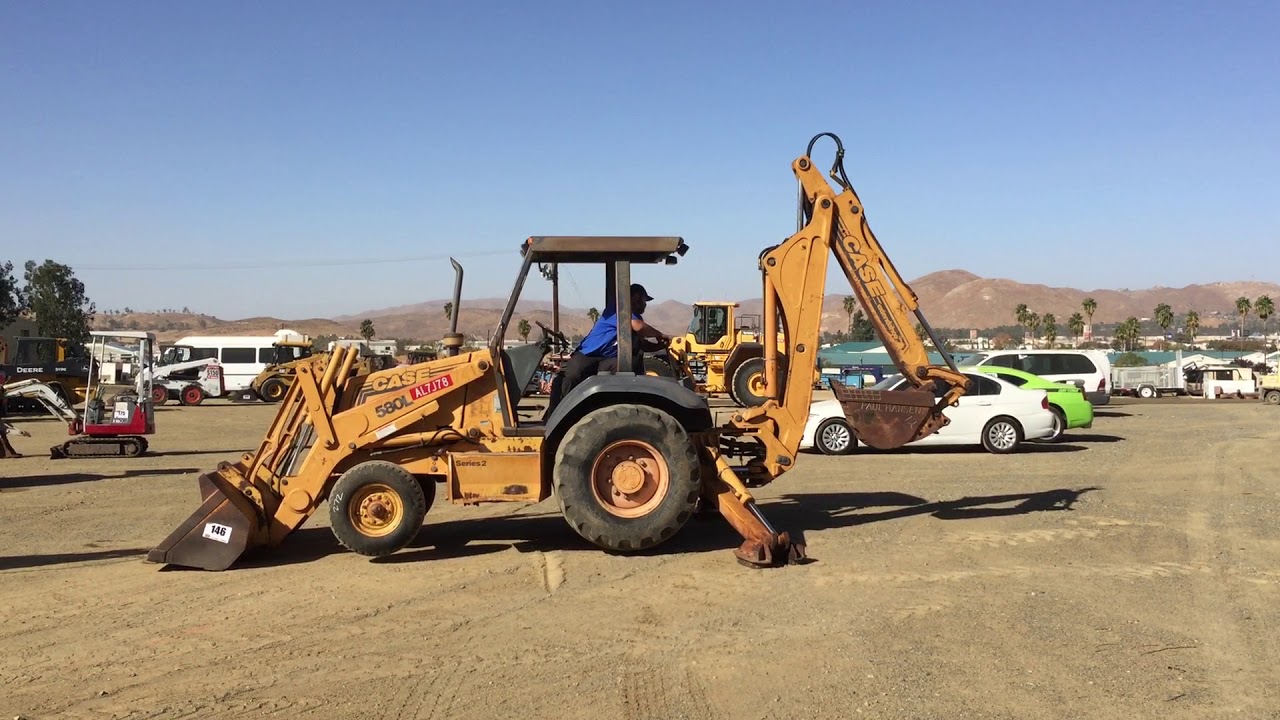 Case 580L Series 2 Backhoe, - YouTube