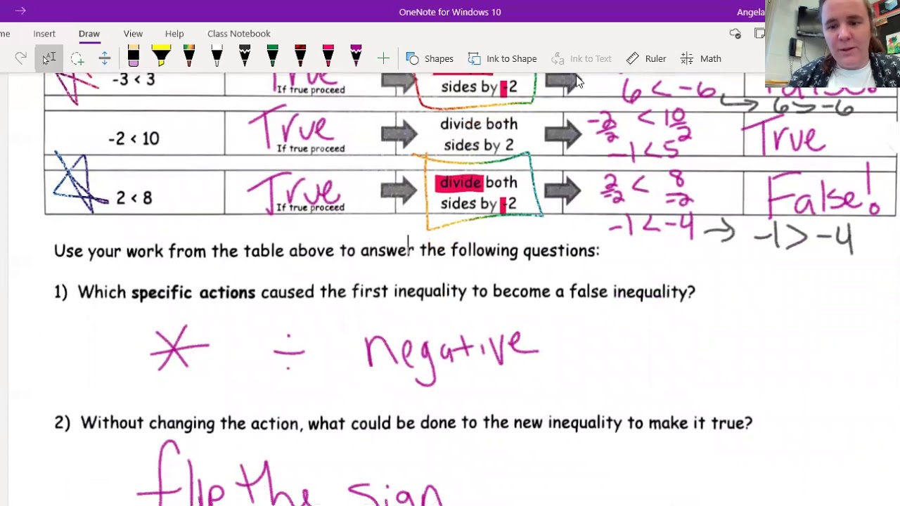 7th 3.3 properties of inequality - YouTube