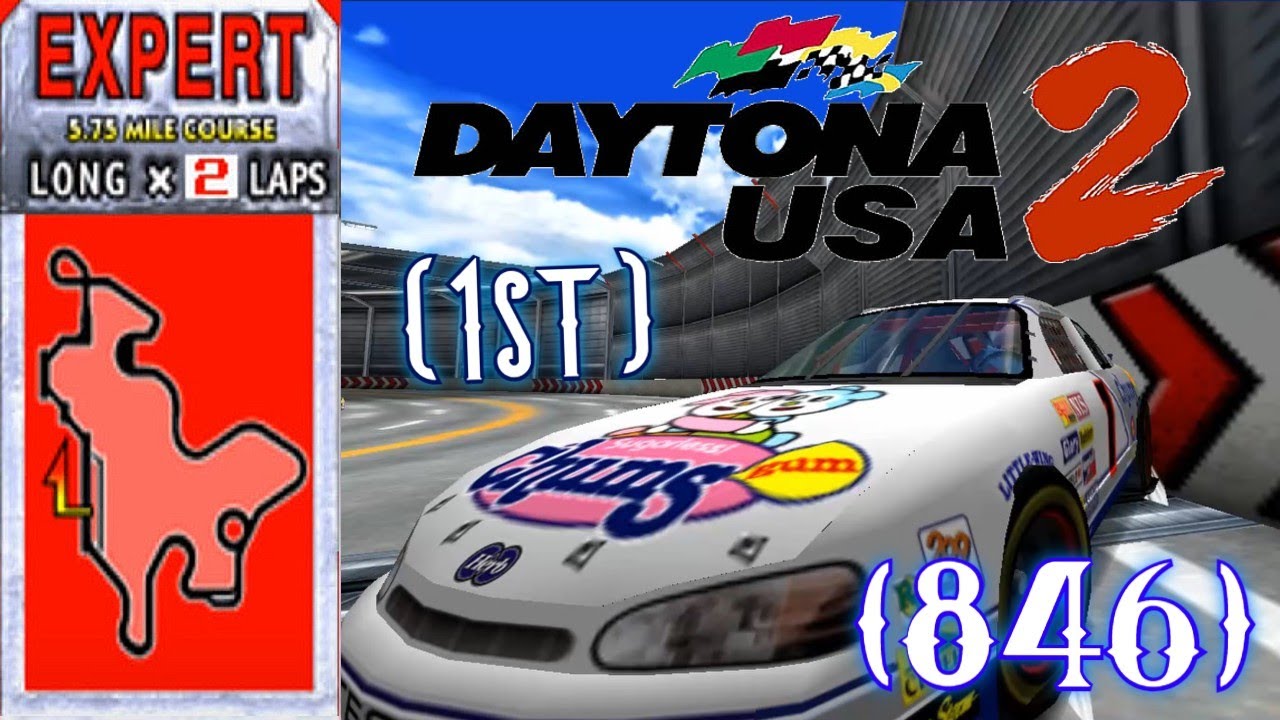 Daytona USA 2 Battle Of The Edge: Chum's Gum (Expert) (Number 1) (r-846 ...