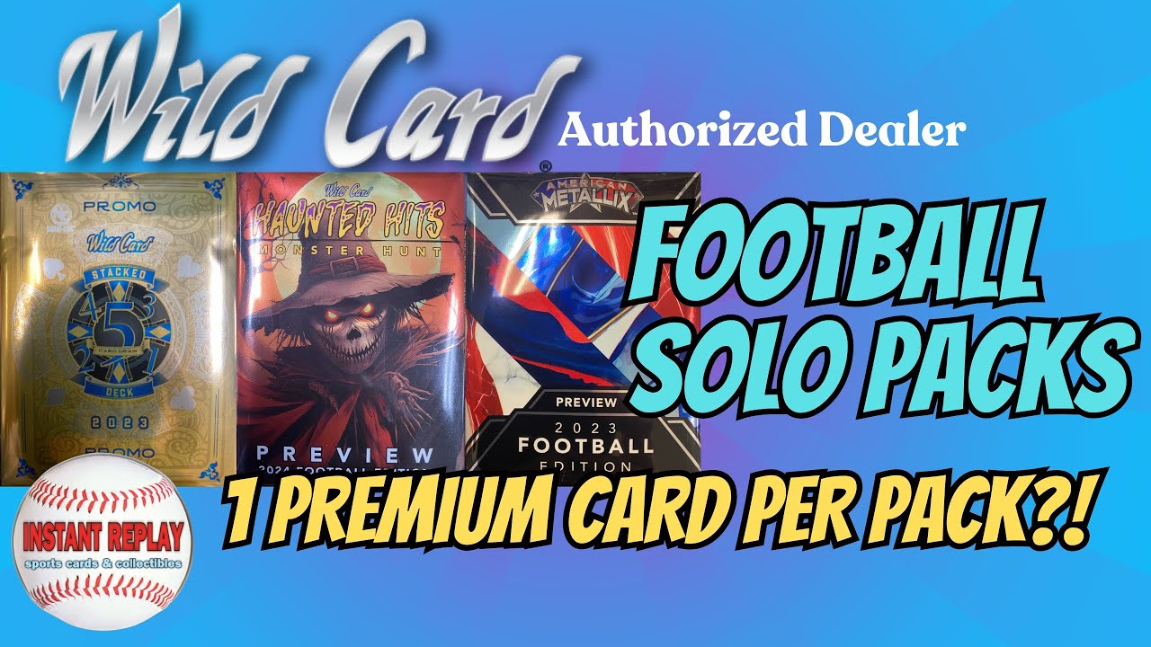 Wild Card Football Solo Packs - YouTube