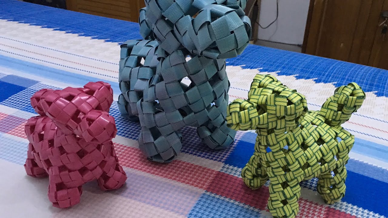 Tutorial weaving dog - YouTube