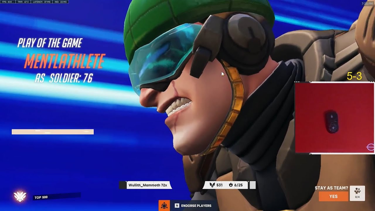 NEW SOLDIER 76 SKIN - MUMEN RIDER ! POTG! GALE INSANE SOLDIER 76 ...