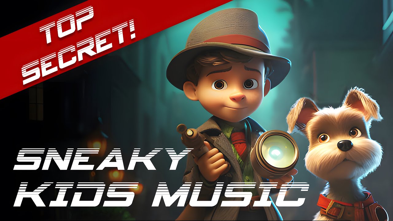 Fun Sneaky Comedy Music for Kids - Uncover the Mystery! - YouTube