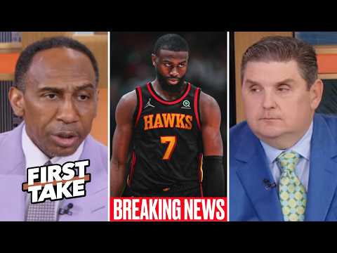 FIRST TAKE | Jaylen Brown to Hawks! - Stephen A. & Windhorst on feud between Brown and Celtics