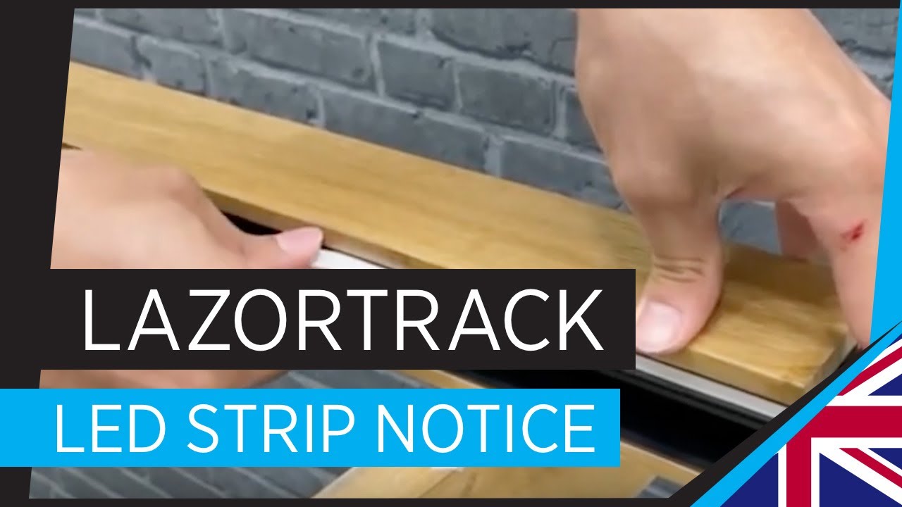 ONLEVEL Lazortrack - LED Strip important notice - YouTube
