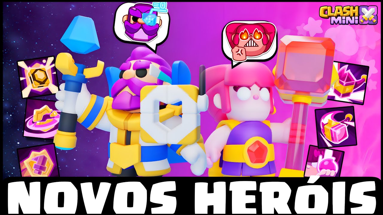 TUDO SOBRE A PINK FURY E O GRANDE GUARDIÃO, NOVOS HERÓIS DO CLASH MINI ...
