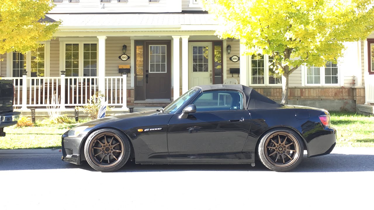 Honda S2000 with Buddy Club Spec 2 Exhaust - YouTube