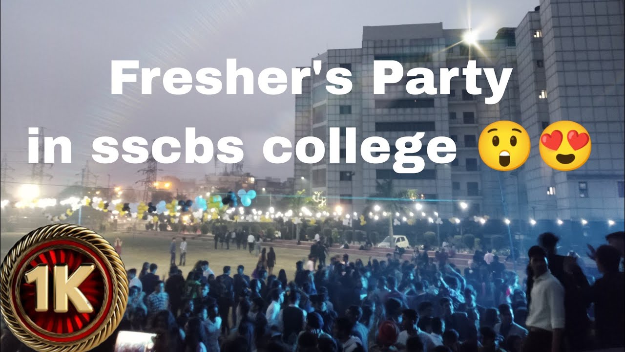Fresher's party at SSCBS College😲 😍#du #sscbs - YouTube