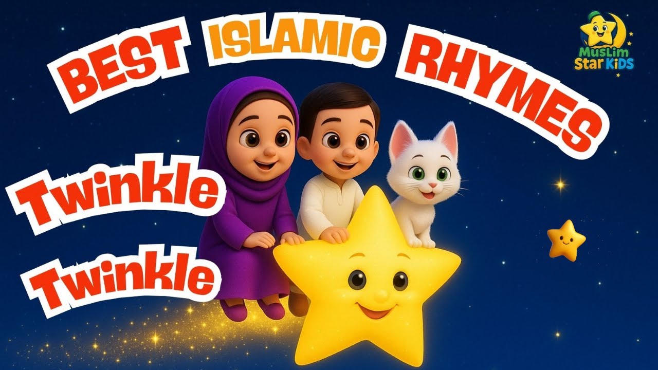 Twinkle Twinkle Islamic Rhyme 🌙 + Wheels on the Bus Muslim Version ...