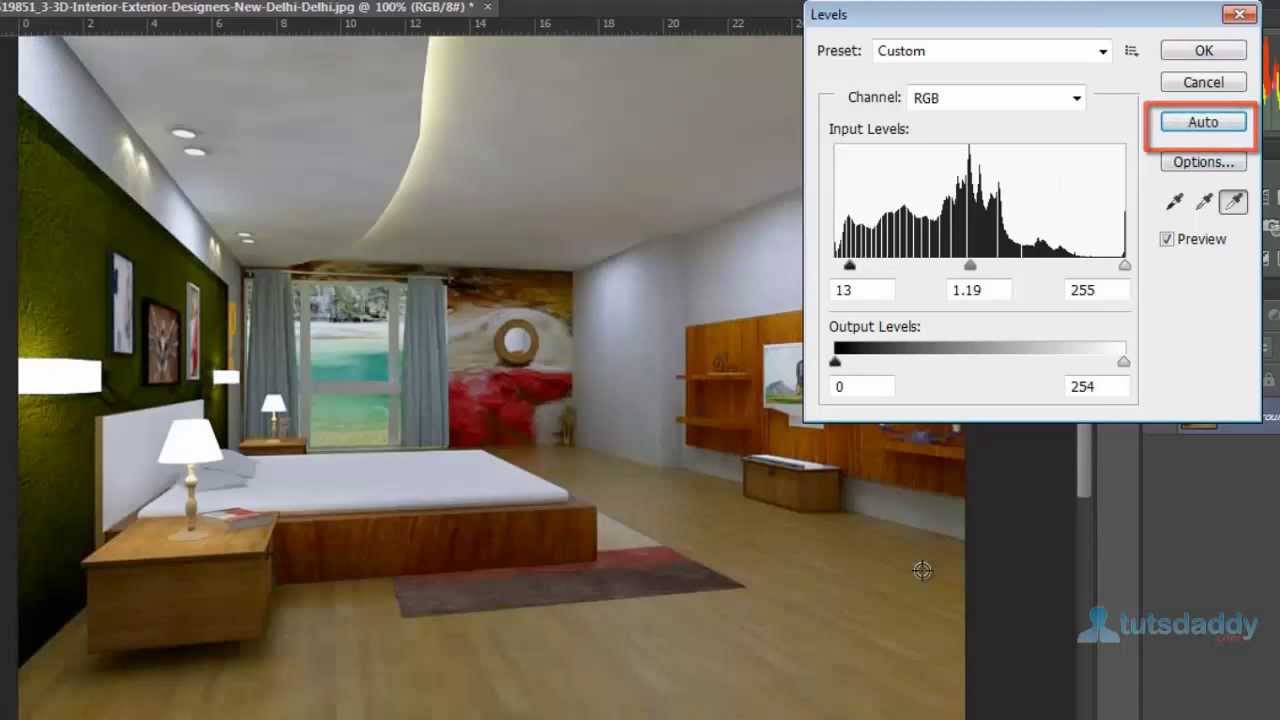 Photoshop Tutorial : Using Brightness, Contrast, Levels, Curves in ...