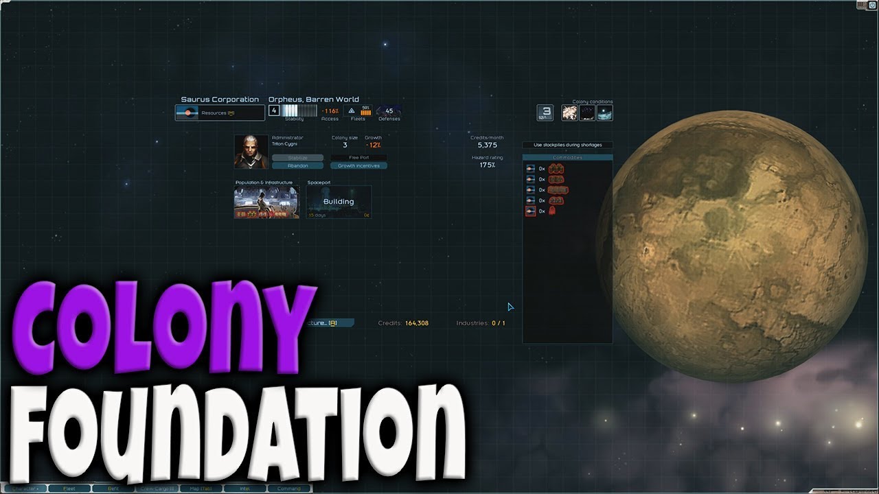 How to create a Colony | Starsector Gameplay - YouTube