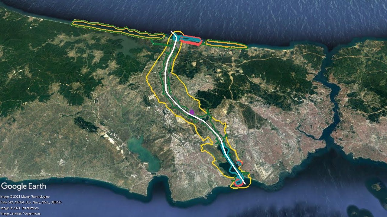 Kanal İstanbul Google Earth Turu | Canlı Yayın - YouTube