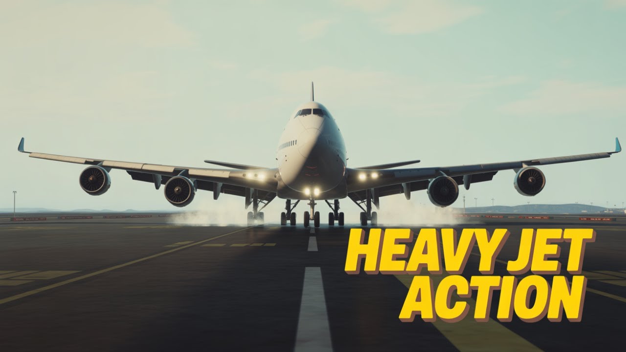 Airplane Landing Video | Heavy Jets Arriving in Perfect Smooth Landings ...
