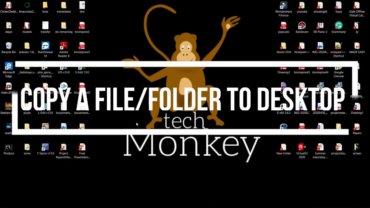 Copy A File folder To Desktop YouTube Copy A File folder To Desktop YouTube