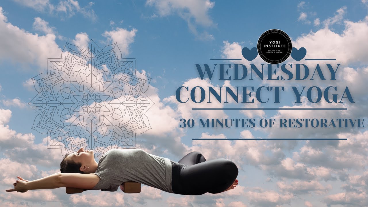 30-Minute Restorative Yoga Class / Yoga Fot Self Reflection/ Gentle ...