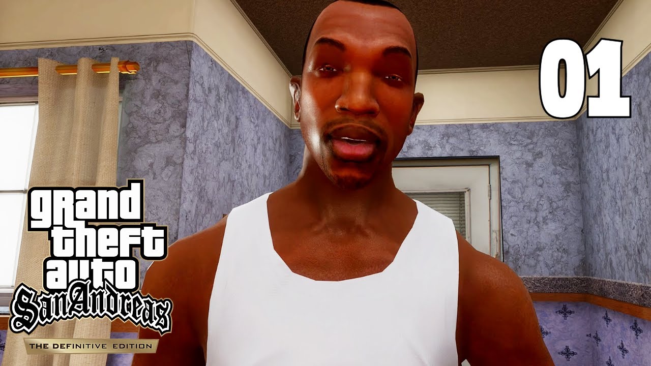WELCOME HOME CJ | Grand Theft Auto: San Andreas Definitive Edition Walkthrough | PART 1 - YouTube