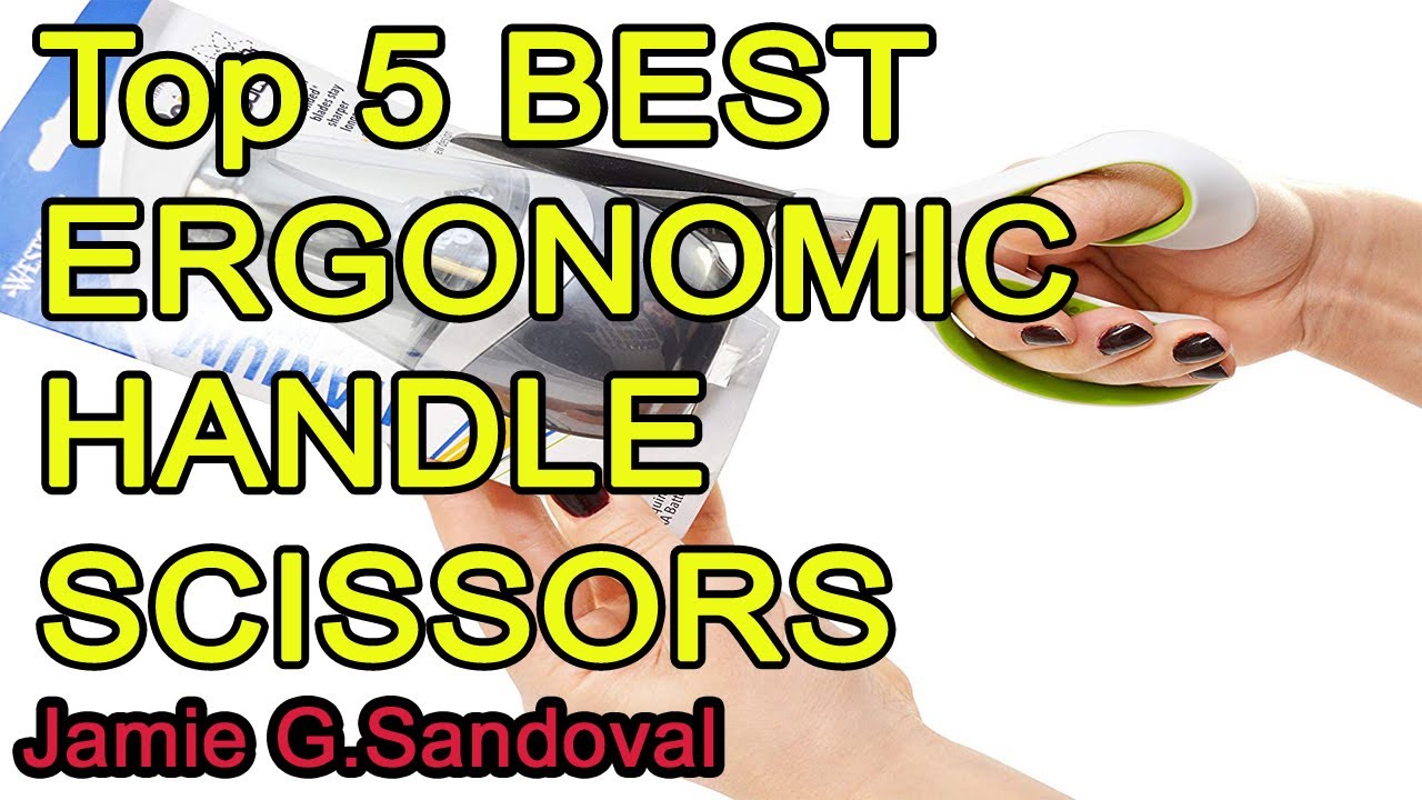 Top 5 BEST ERGONOMIC HANDLE SCISSORS 2021 - YouTube