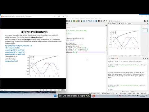 Legend positioning in matplotlib library - YouTube