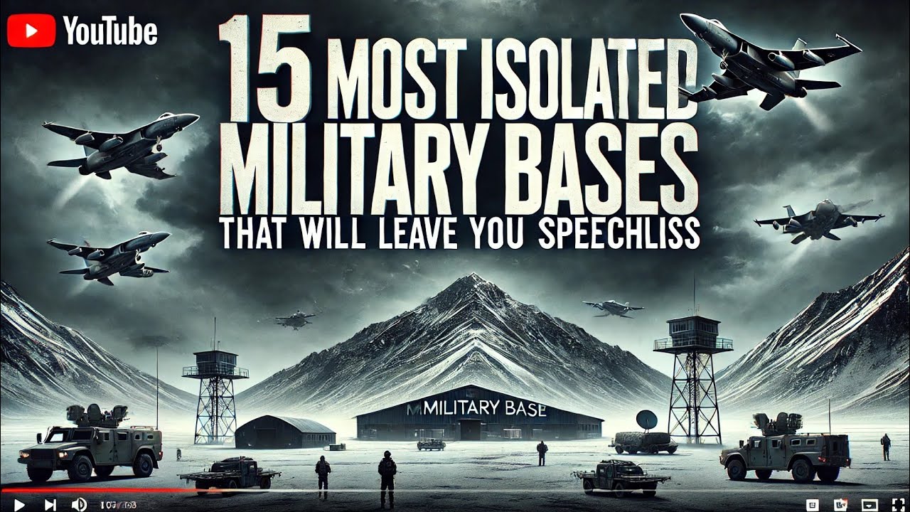 15 Most Isolated Military Bases That Will Leave You Speechless - YouTube