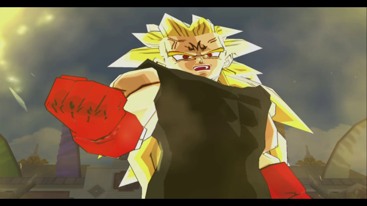 DBZ Budokai 3 SSJ3 Majin Vegeta Sharingan Eyes Mod - YouTube