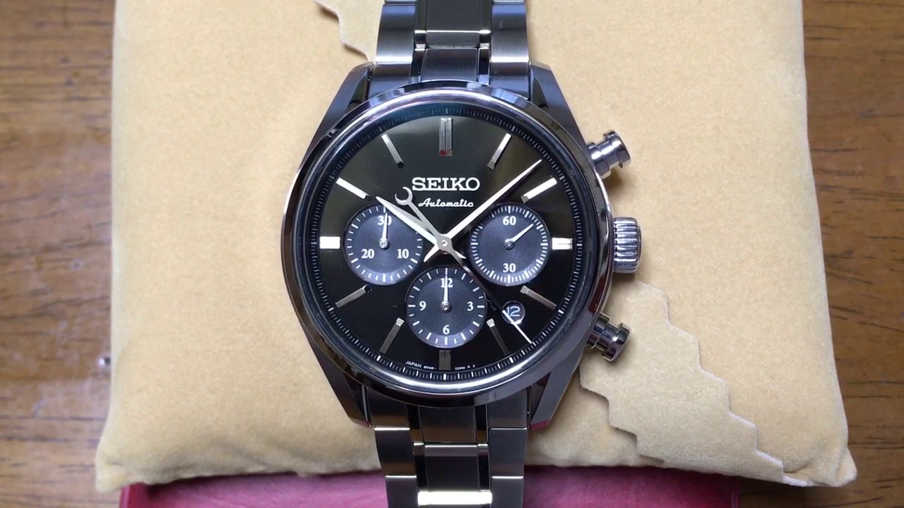 SEIKO PRESAGE SARK007 Automatic Chronograph - YouTube