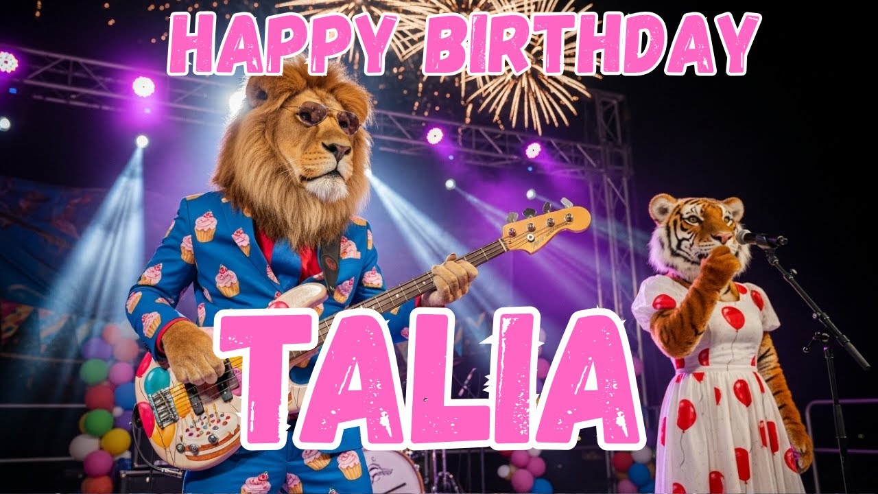 TALIA Happy Birthday Song - Happy Birthday to Talia - YouTube