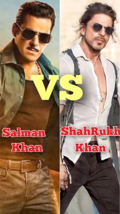 Salman Khan VS Shah Rukh Khan - YouTube