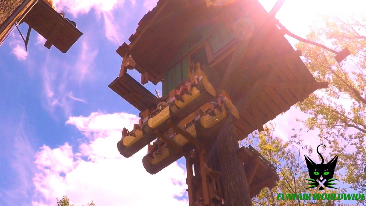 "DOPPELTER DONNERBALKEN" @ ERLEBNISPARK TRIPSDRILL (GERMANY) 2020 - YouTube