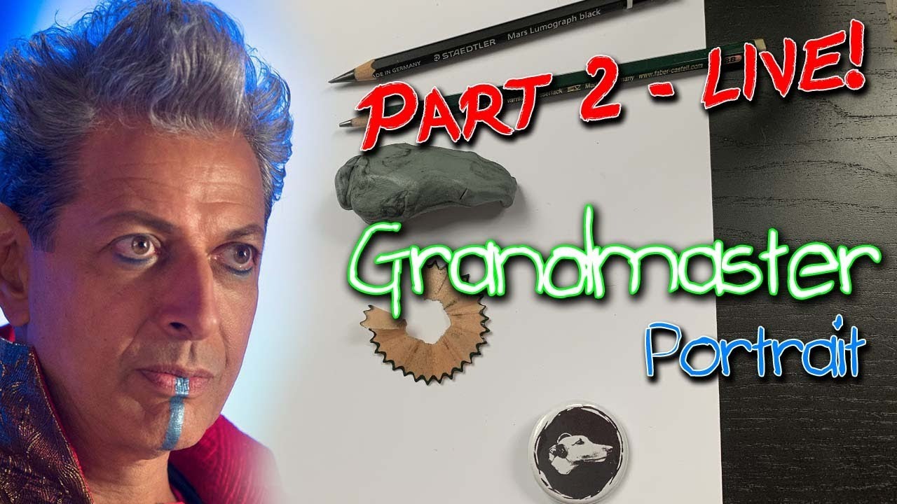 Grandmaster - Part 2 | LIVE Portrait Drawing - Supervillains (MCU ...