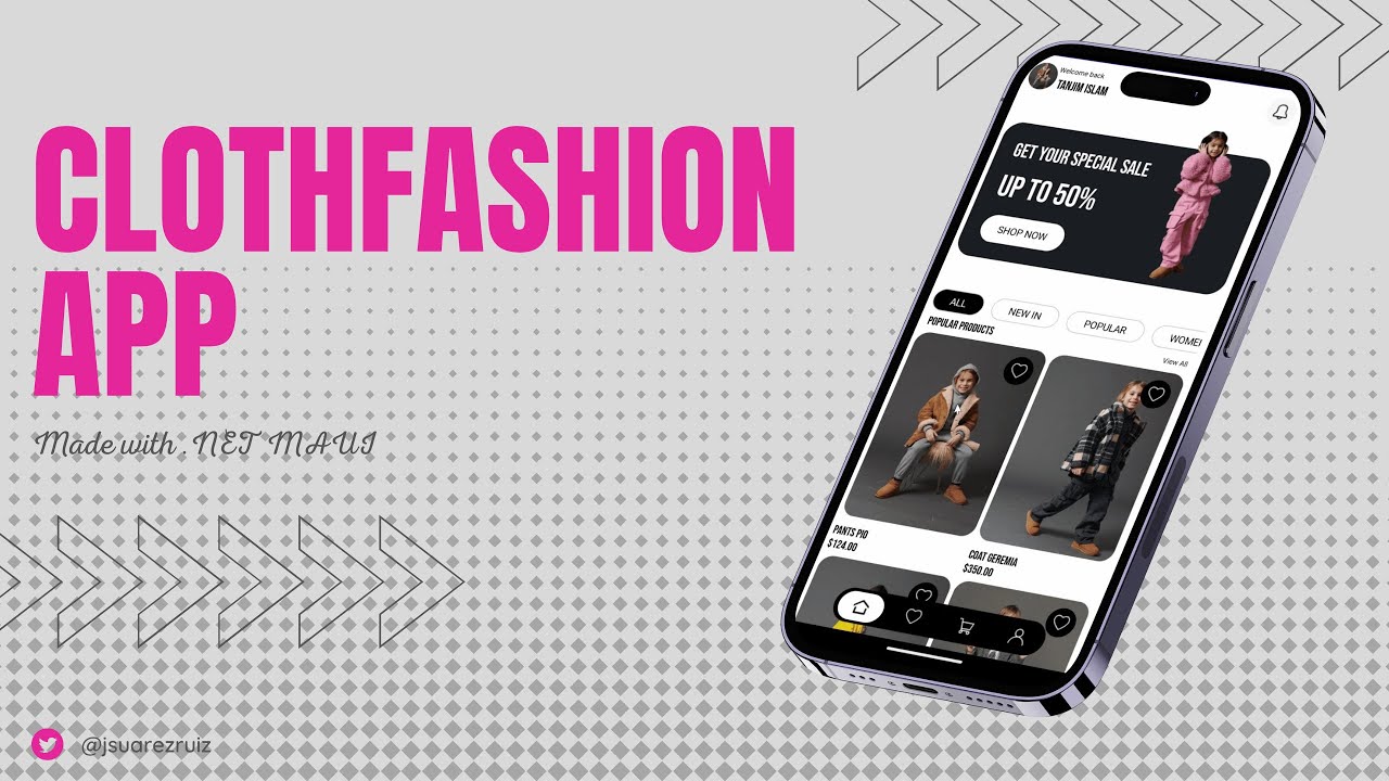 ClothFashion App | .NET MAUI UI Challenge | Part II - YouTube