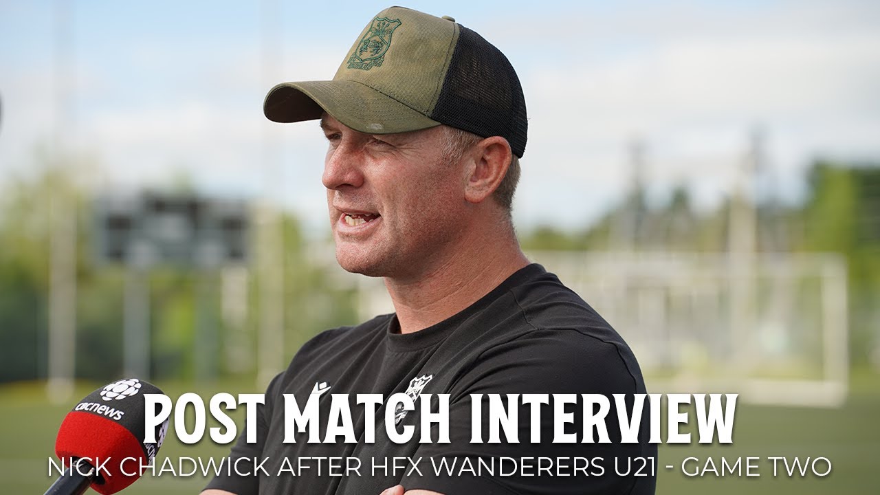 INTERVIEW | Nick Chadwick after HFX Wanderers U21 - Game Two - YouTube