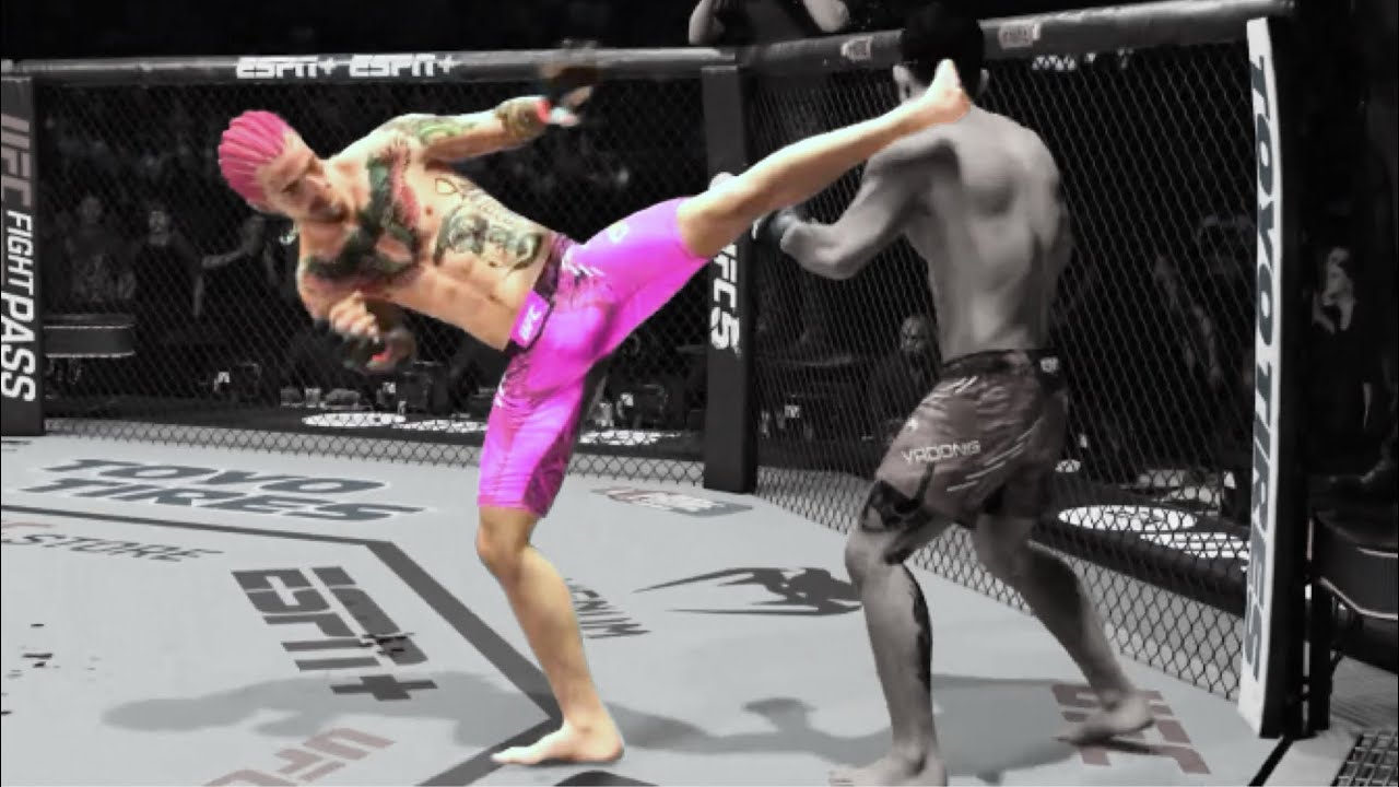 Sean O’Malley 720 Spinning Heel Kick - YouTube