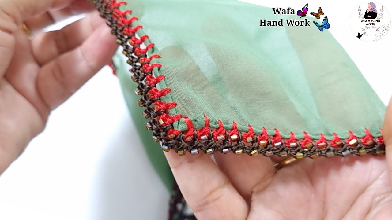 Dupatte Ka kona kaise banaye Simple Balochi irani Qureshi Design ...