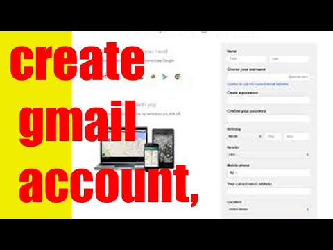 how to create gmail account.how to create gmail id in pc - YouTube