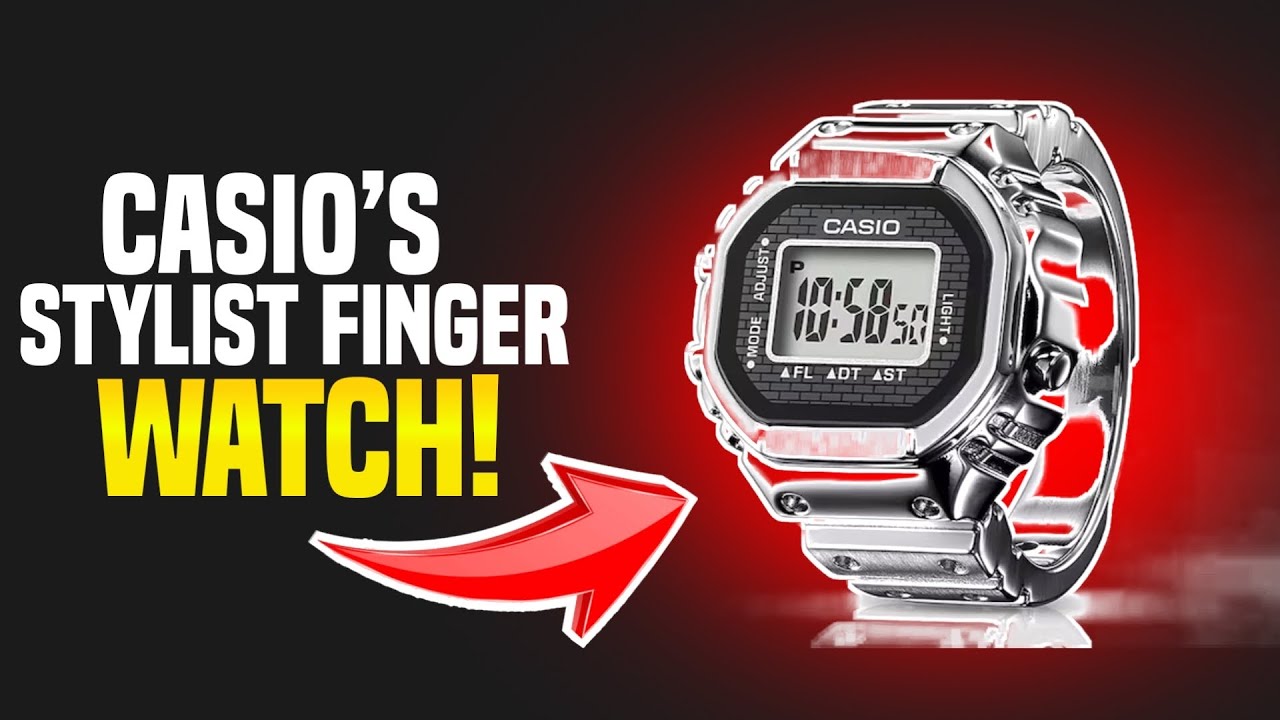 Casio CRW 001 1JR | A Tiny, Stylish Watch For Your Finger - YouTube
