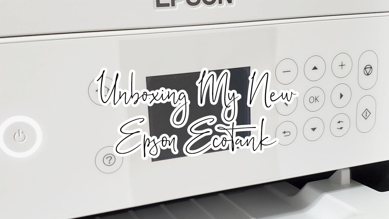 Unboxing Epson Printer - YouTube