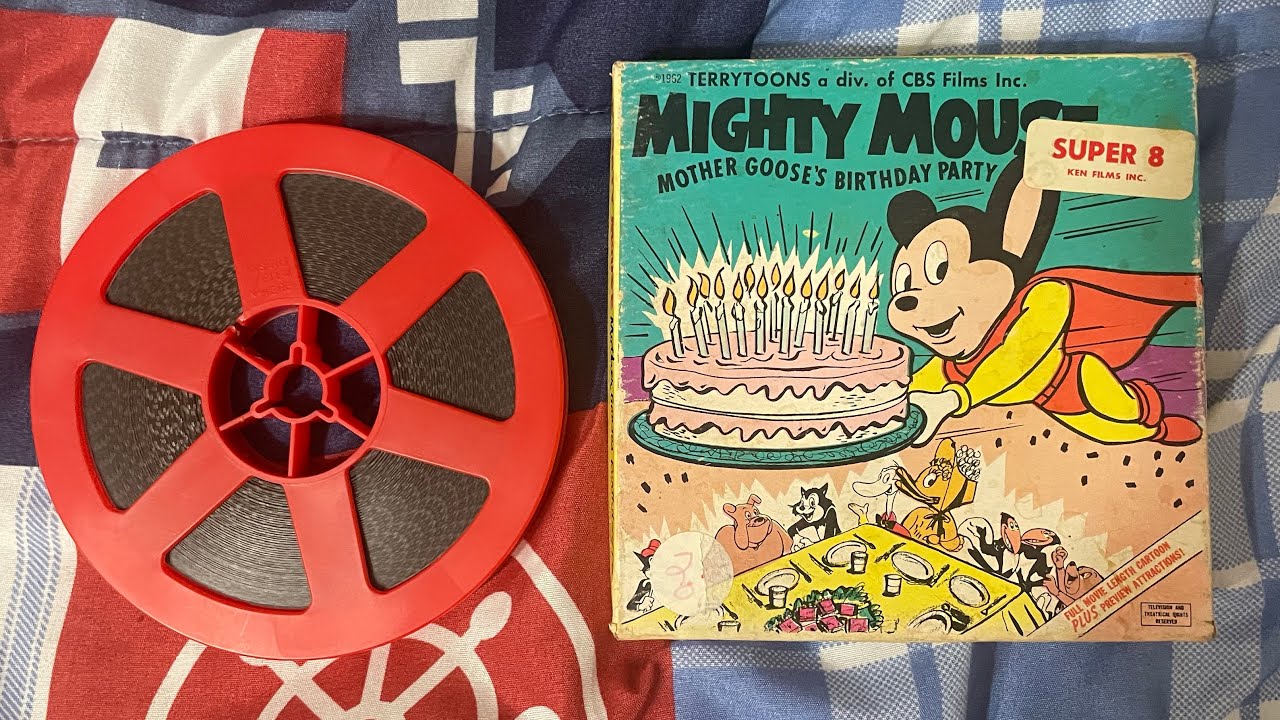 Mighty Mouse - Mother Goose's Birthday Party (1950) - Super 8 Black and ...