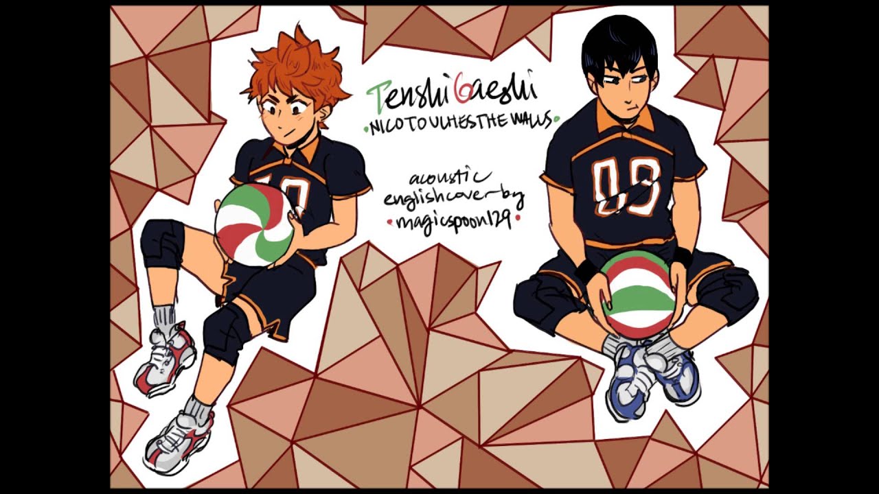 Haikyuu!! - Tenchi Gaeshi - English acoustic cover - YouTube