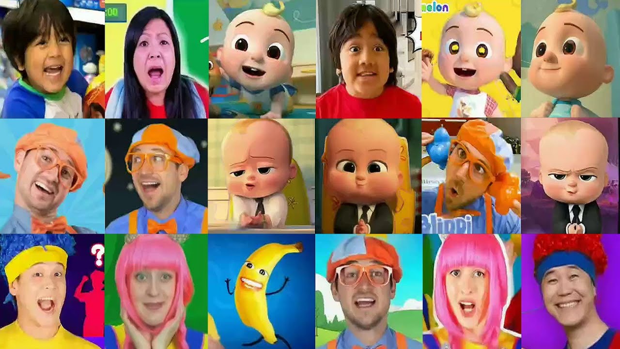Ryan’s World & Cocomelon & Boss Baby & Blippi & D Billions - KulikiTaka ...