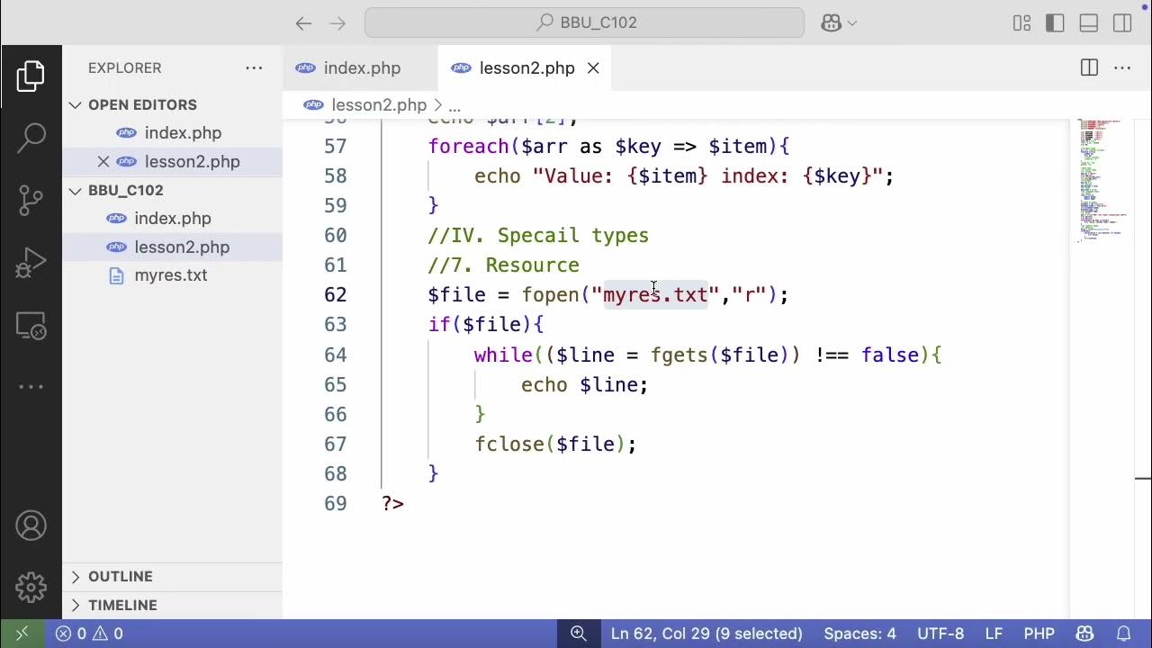 C102-Web Application Development-PHP data types Part II - YouTube