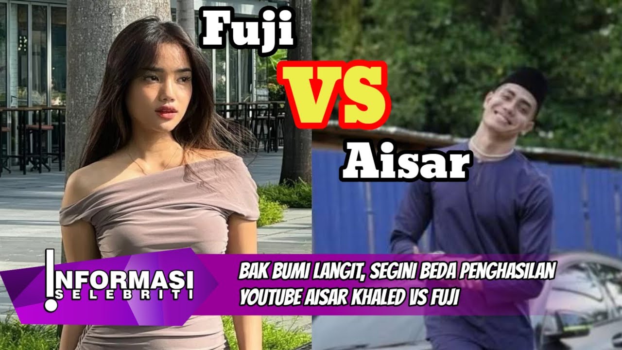 Bak Bumi Langit, Segini Beda Penghasilan YouTube Aisar Khaled Vs Fuji - YouTube