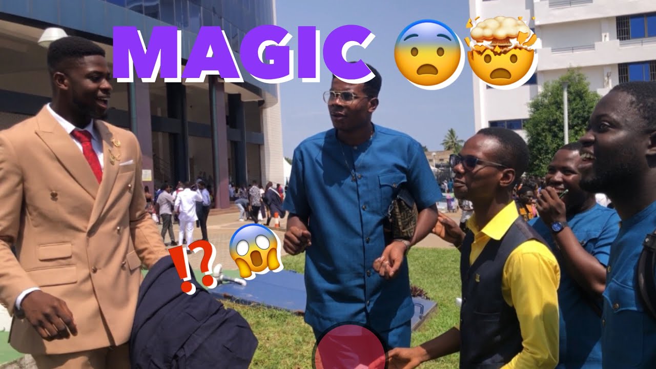 Magical Takeover at UPSA Graduation Ceremony - YouTube