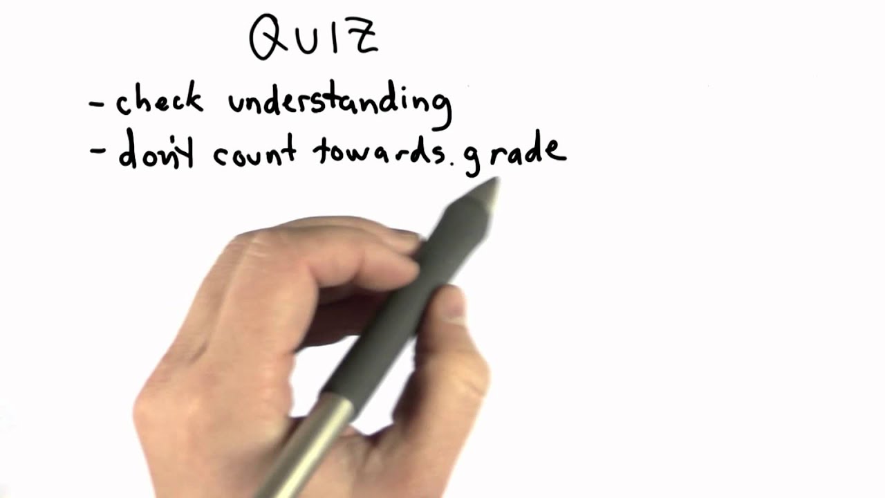 First Quiz Cs101 Udacity Youtube 2671