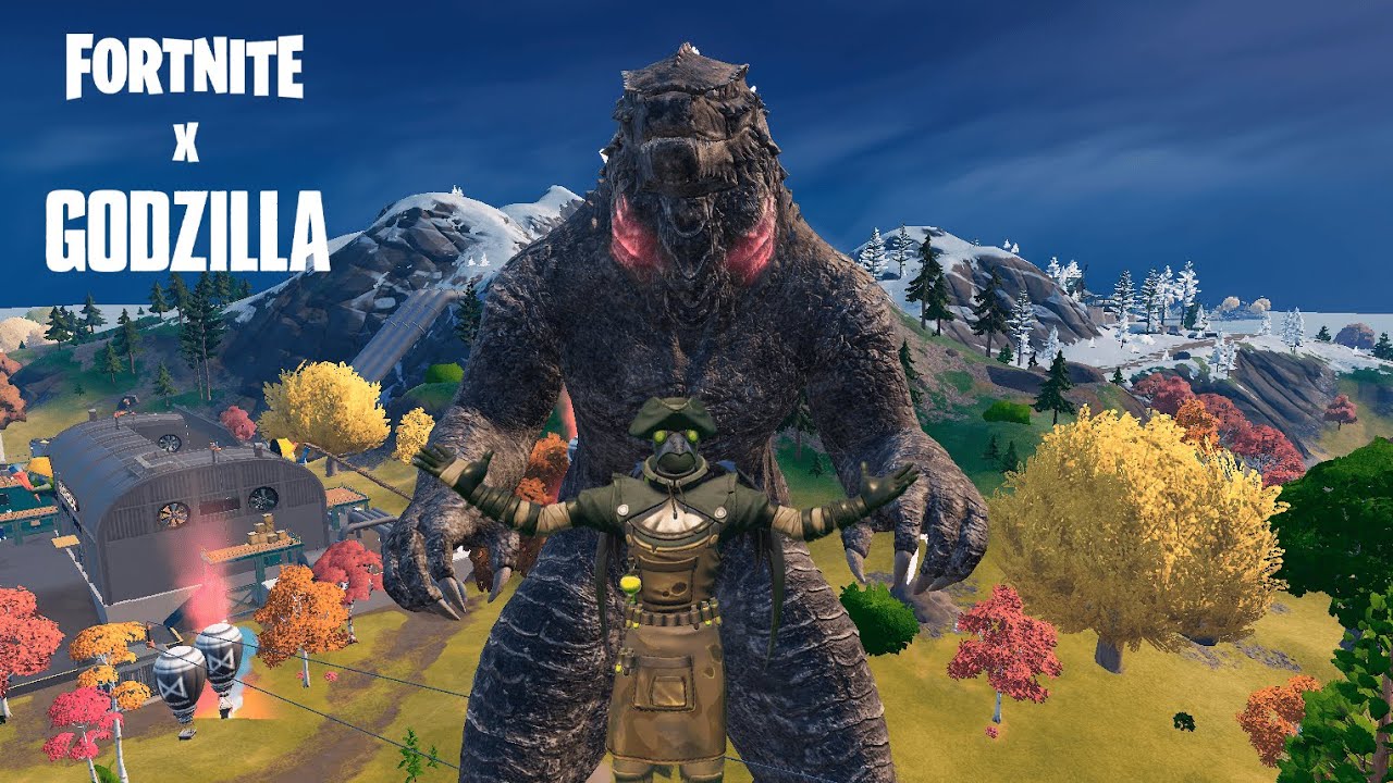 I Became The New Godzilla Boss In Fortnite! - YouTube