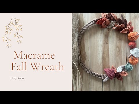 14 Easy DIY Macrame Autumn Tutorials for a Cozy Home | Macrame for ...