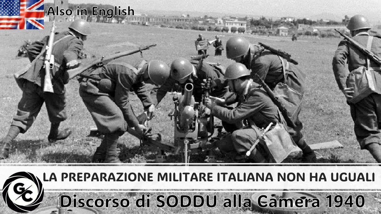 Ubaldo Soddu parla alla Camera (parte 4) LA PREPARAZIONE MILITARE ...