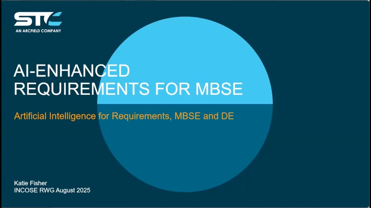 AI Enhanced Requirements for MBSE - YouTube