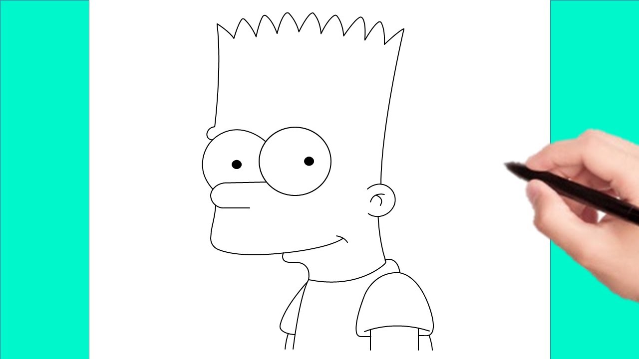 How To Draw SIMPSON - Step by Step Drawing - YouTube