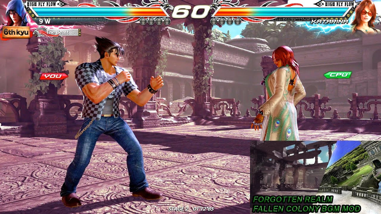 Tekken 7 PC Gameplay: Forgotten Realm BGM Soundtrack Replace Mod (Tekken 6 - Fallen Colony ...